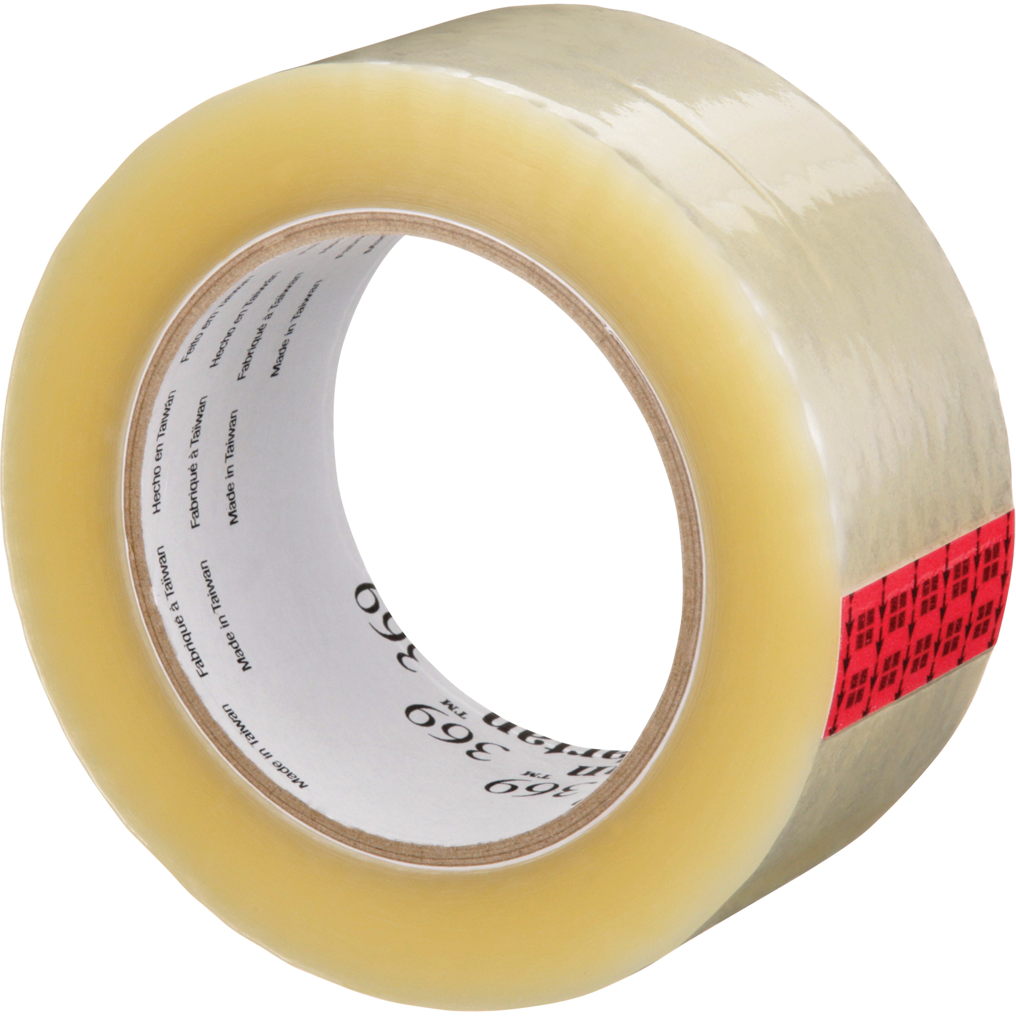 3M Ruban d'emballage Tartan 369, Adhésif Acrylique, 1,6 mil, 48 mm (1 ...